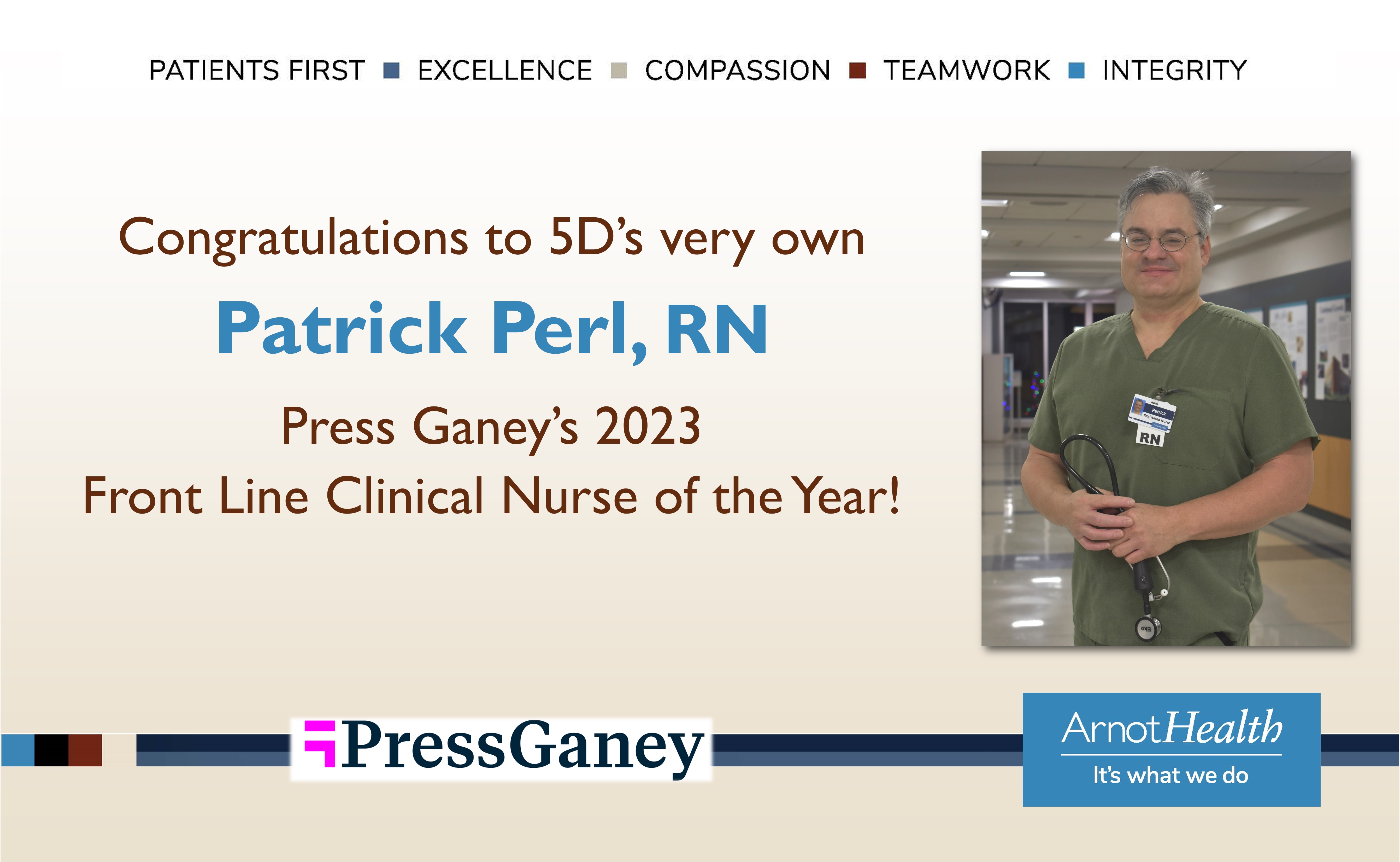 News - Patrick Perl, RN - National Nurse of the Year