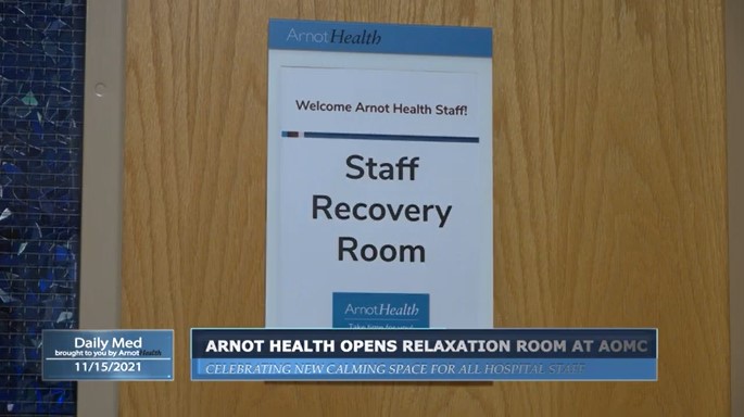 News - Staff Relaxation Room Opens at AOMC